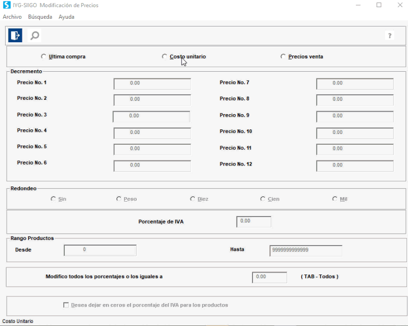 Administración de precios – Decremento por valor - Portal de Clientes ...